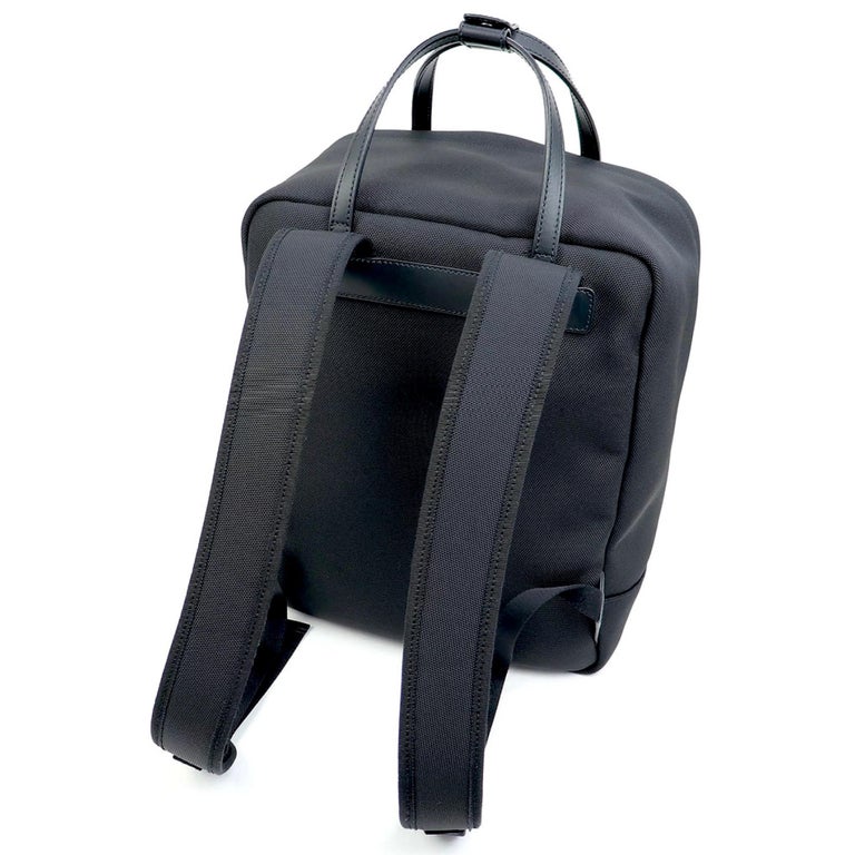 NEW Gucci Black Techno Web Stripe Canvas Backpack Rucksack Bag For Sale ...