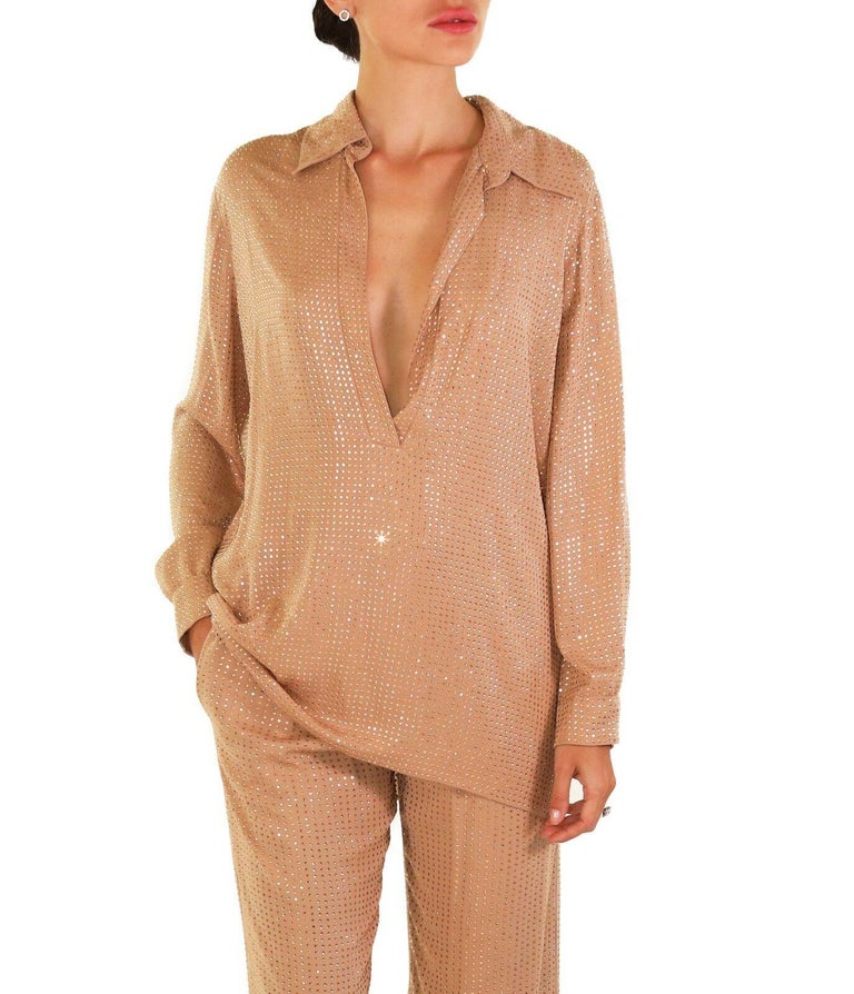 New Gucci Crystal Embellished Lounge Suit For Sale at 1stDibs | gucci ...