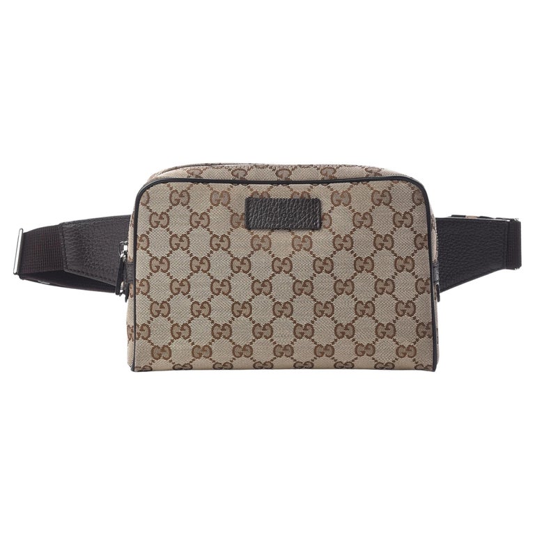 NEW Gucci GG Guccissima Canvas Fanny Pack Waist Belt Bag For Sale at ...