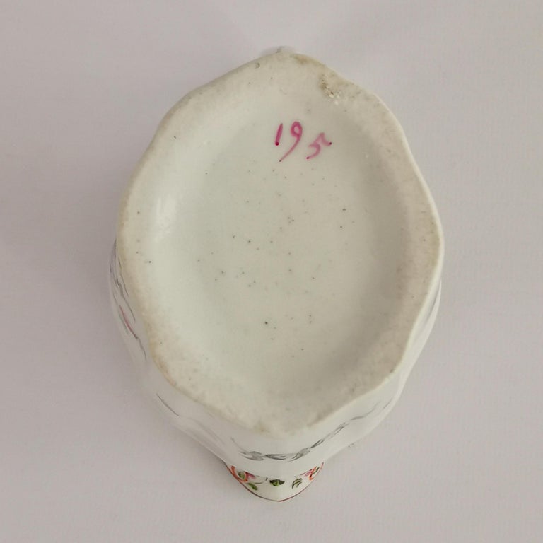 New Hall Porcelain Tea Service Knitting Wool Pattern Georgian Regency ...