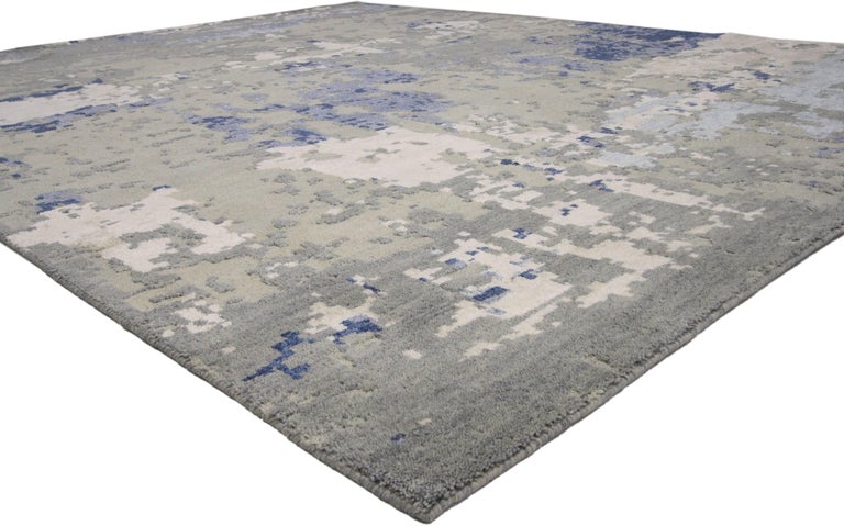 New High and Low Texture Rug with Contemporary Abstract Style For Sale ...