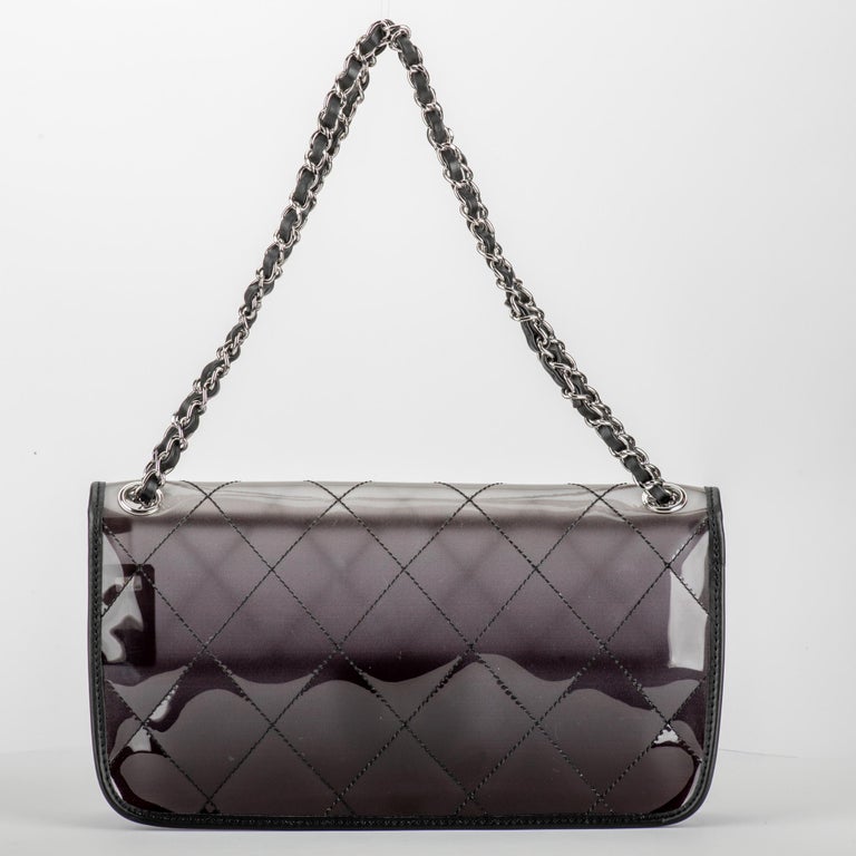 New in Box Chanel PVC Flap With Leather Trim Bag at 1stDibs | chanel ...