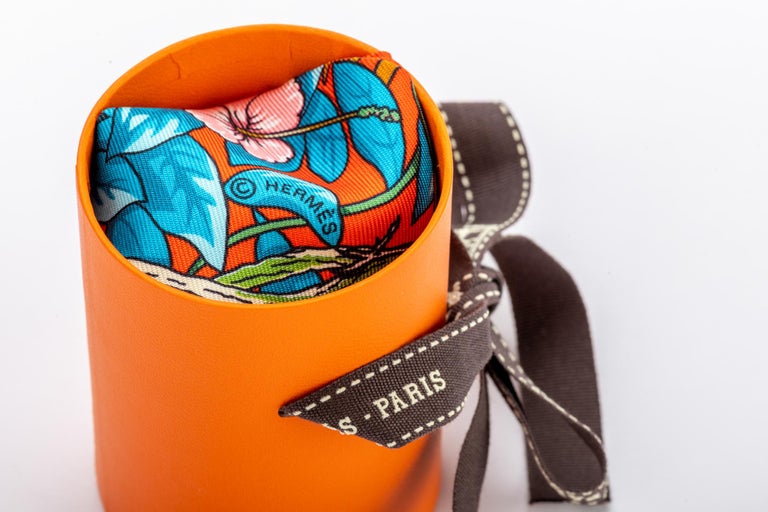 New in Box Hermes Jungle Love Twilly Limited Edition Hearts Scarf at ...