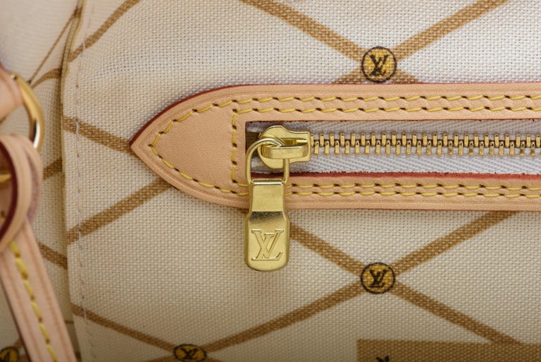 New in Box Louis Vuitton Limited Edition Capri Neverfull Damier Azur ...