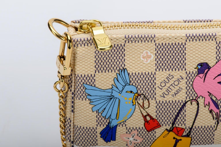 New in Box Louis Vuitton Limited Edition Damier Birds Wallet at 1stDibs