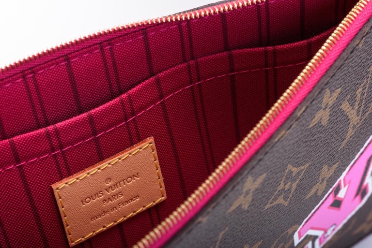 New in Box Louis Vuitton Limited Edition Stickers Neverfull Tote Bag at ...