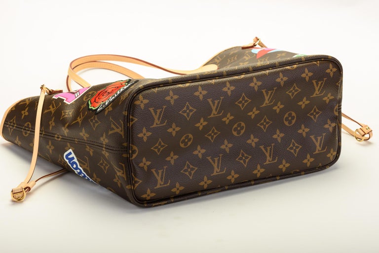 New in Box Louis Vuitton Limited Edition Stickers Neverfull Tote Bag at ...