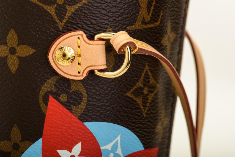 New in Box Louis Vuitton Limited Edition Stickers Neverfull Tote Bag at ...