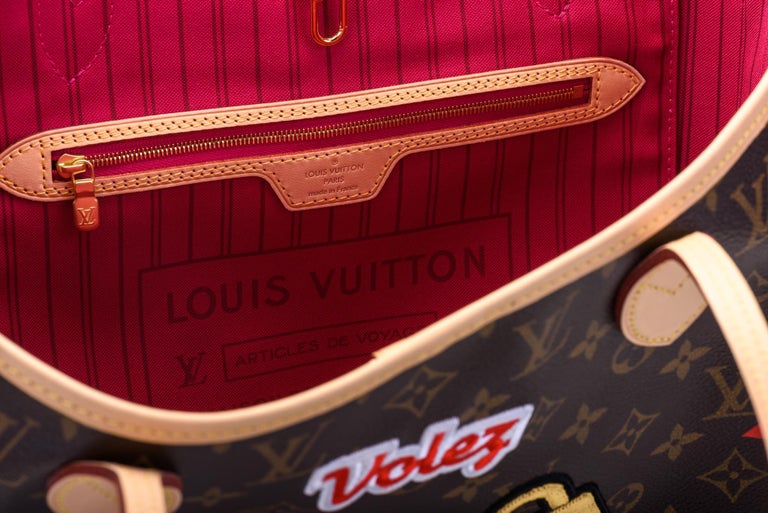 New in Box Louis Vuitton Limited Edition Stickers Neverfull Tote Bag at ...