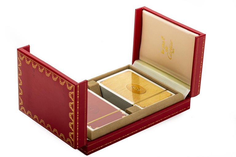 New in Box Must De Cartier Playing Cards For Sale at 1stDibs