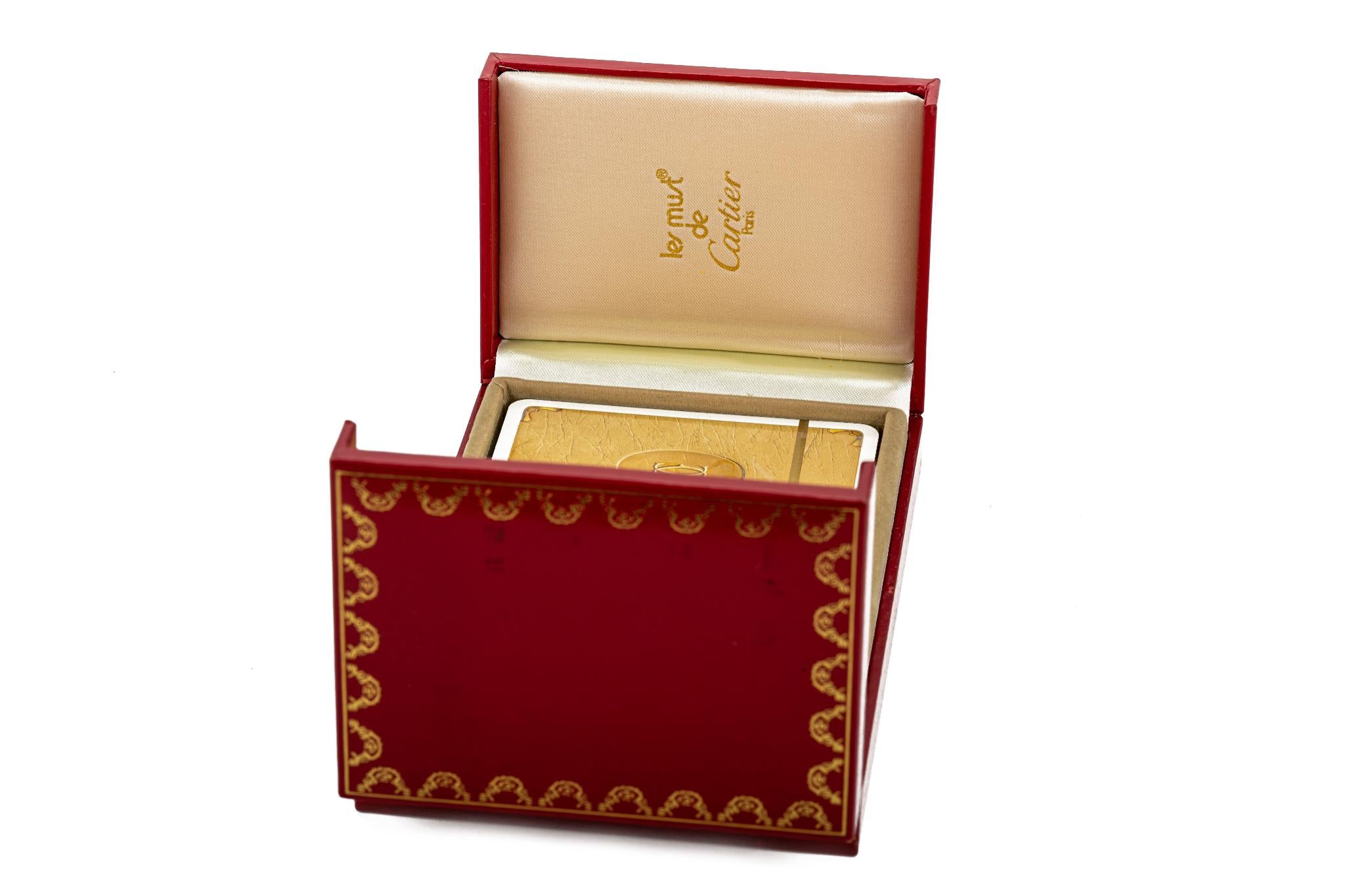 New in Box Must De Cartier Playing Cards at 1stDibs | cartier christmas ...