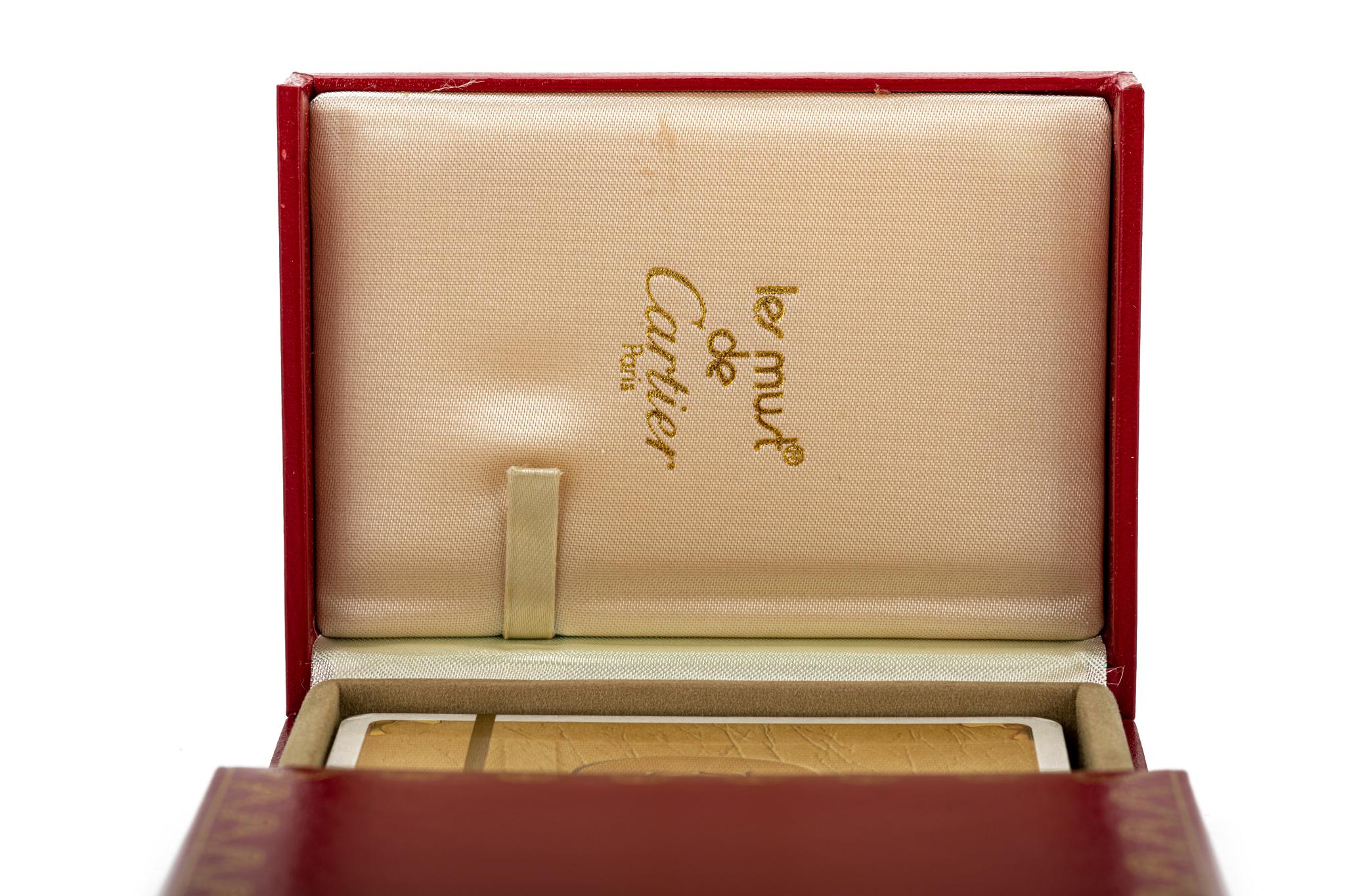 New in Box Must De Cartier Playing Cards at 1stDibs | cartier christmas ...