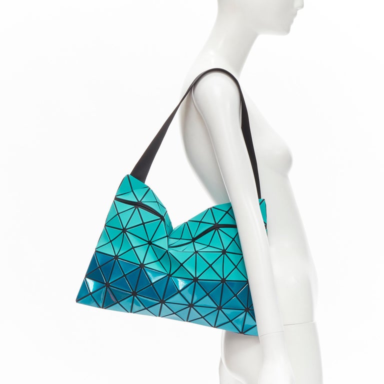 new ISSEY MIYAKE BAO BAO Prism Rare turquoise metallic bluecrossbody ...