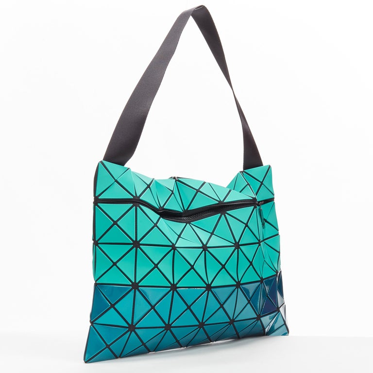 new ISSEY MIYAKE BAO BAO Prism Rare turquoise metallic bluecrossbody ...