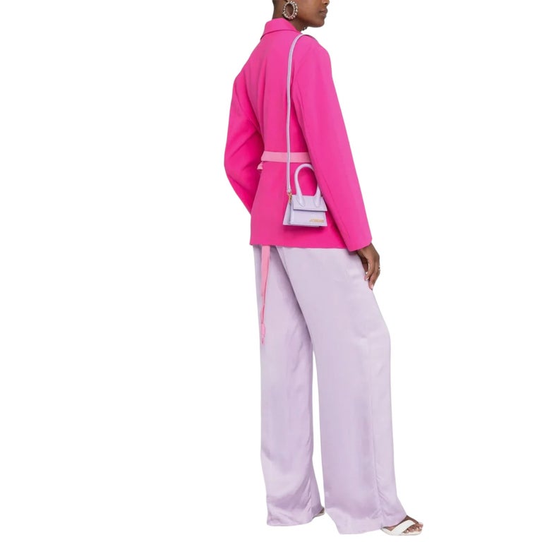 NEW Jacquemus Lilac Le Chiquito Signature Mini Leather Handbag ...