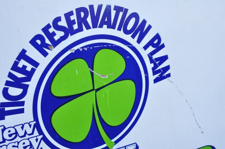 New Jersey Lottery Tickets Lottery Clover Club Advertisement Stand ...