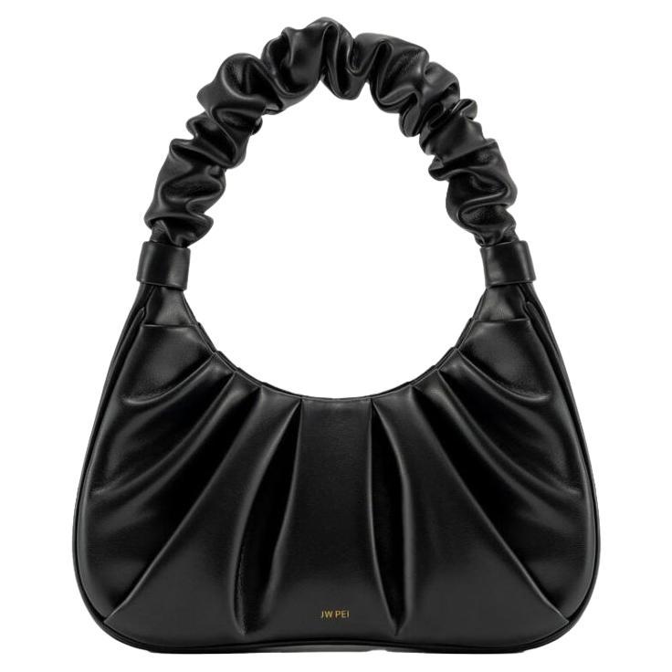 New JW PEI Purple Gabbi Ruched Vegan Leather Hobo Handbag Shoulder Bag ...