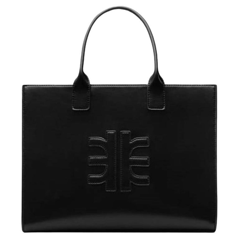 New JW PEI Black Gia Medium Vegan Leather Tote Bag For Sale at 1stDibs