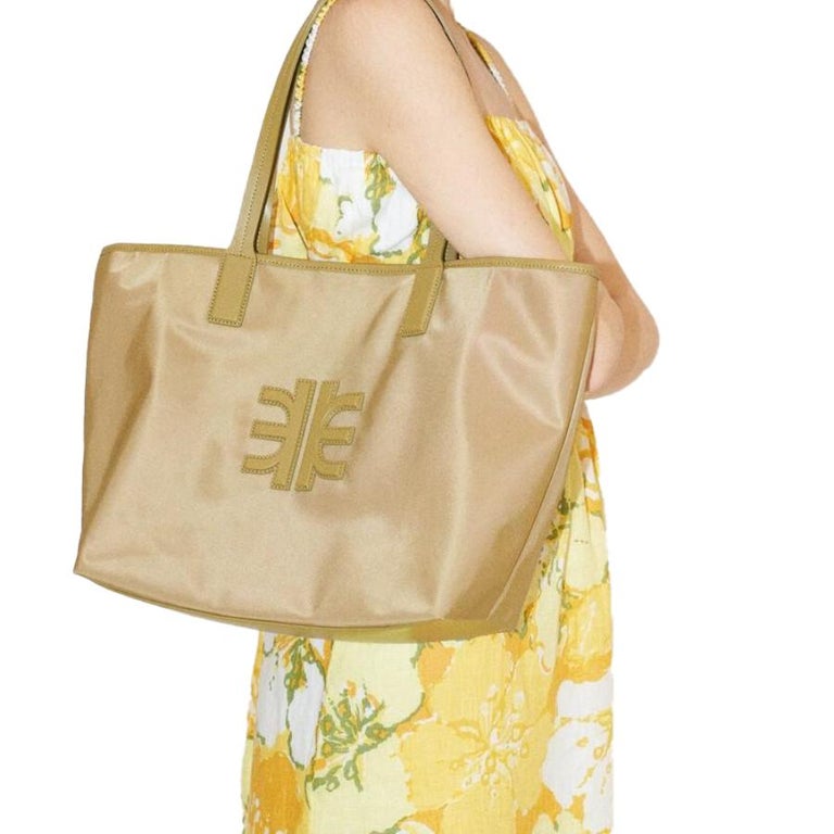 New JW PEI Khaki Brown Cathy Nylon Tote Shoulder Bag For Sale at 1stDibs