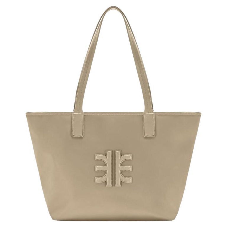New Jw Pei Khaki Brown Cathy Nylon Tote Shoulder Bag For Sale At 1stdibs
