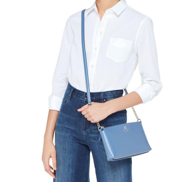 NEW Kate Spade Constellation Blue Weller Street Declan Leather ...