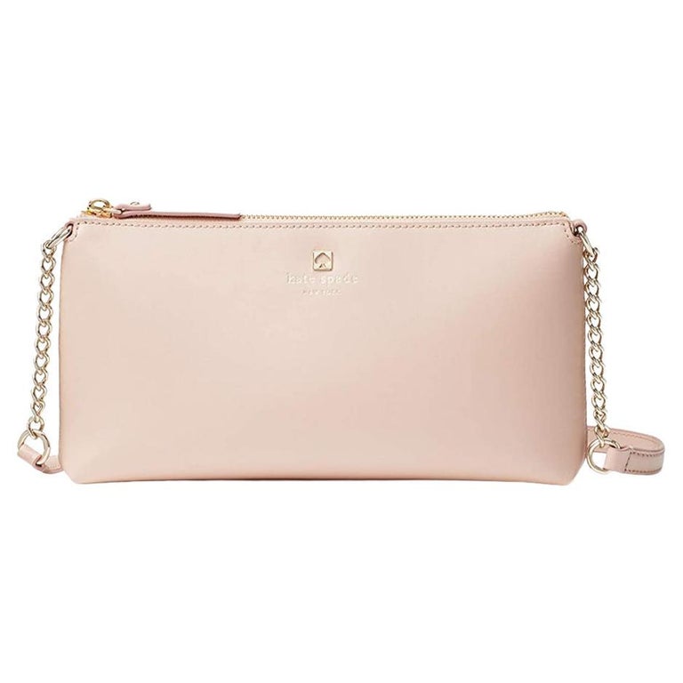 NEW Kate Spade Pink Sunset Weller Street Declan Leather Crossbody Bag ...