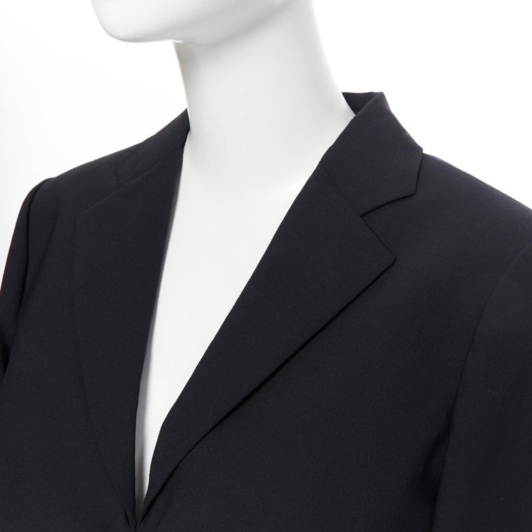 new LA PERLA SS17 Runway Corset Jacket black stretch wool bustier ...