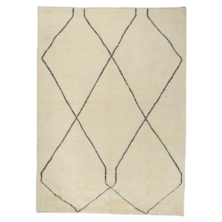 New Large Modern Moroccan Area Rug For Sale at 1stDibs
