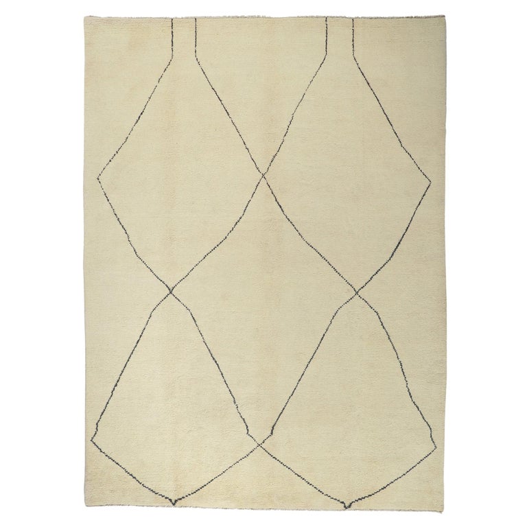New Large Modern Moroccan Area Rug For Sale at 1stDibs