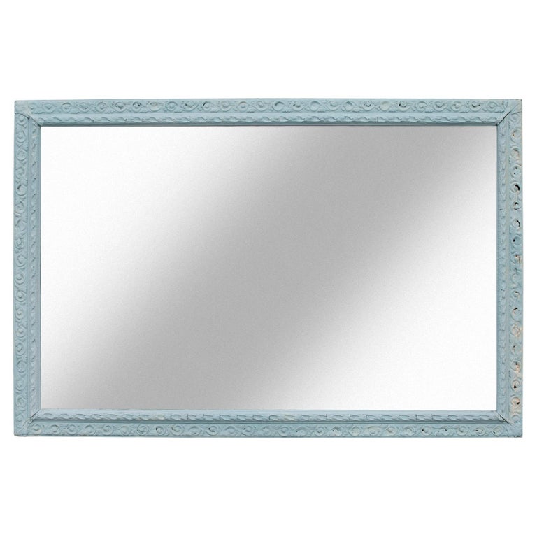 New Large Victorian Style Pale Blue Pier Mirror For Sale at 1stDibs
