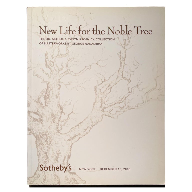 New Life for the Noble Tree: Masterworks by George Nakashima 'Sotheby's ...