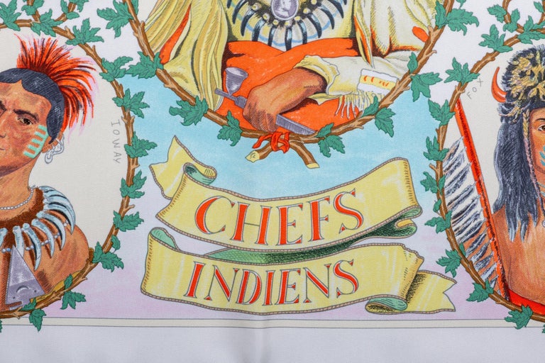 New Limited Edition Hermès Chefs Indiens Scarf by Oliver at 1stDibs