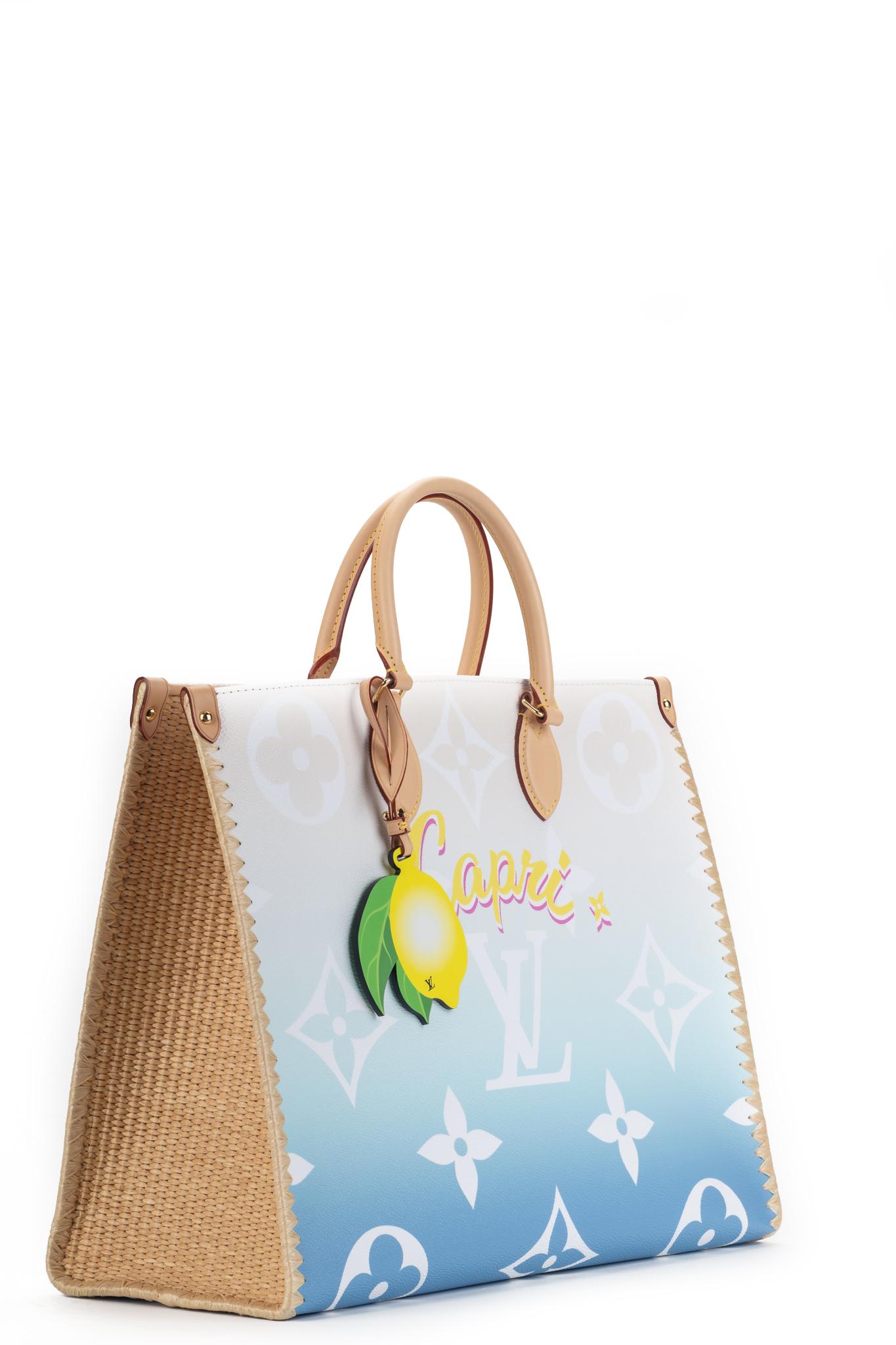 New Louis Vuitton Limited Edition On The Go Capri Ombre Bag at 1stDibs ...