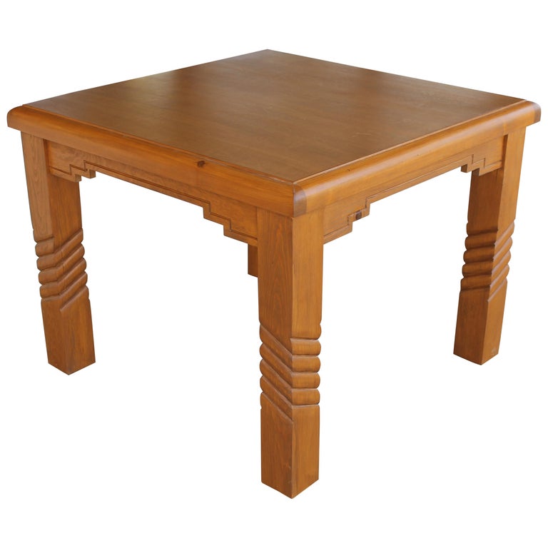 New Mexican Table, Southwest Style Carving at 1stDibs