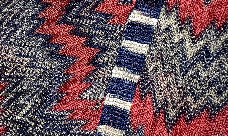 NEW Missoni Signature Chevron Crochet Knit Kaftan Tunic Cover Up Top ...