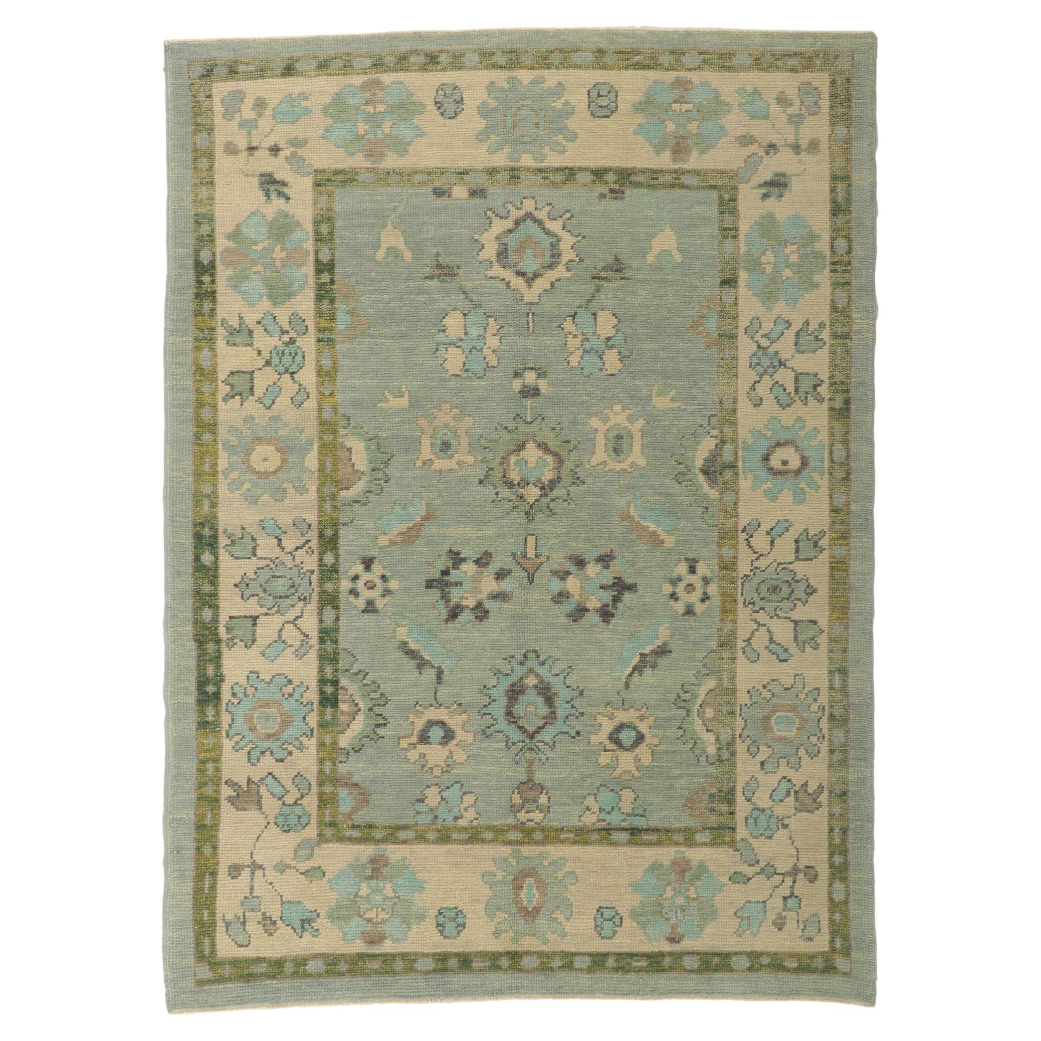 Modern Turkish Karabagh Style Rug For Sale at 1stDibs