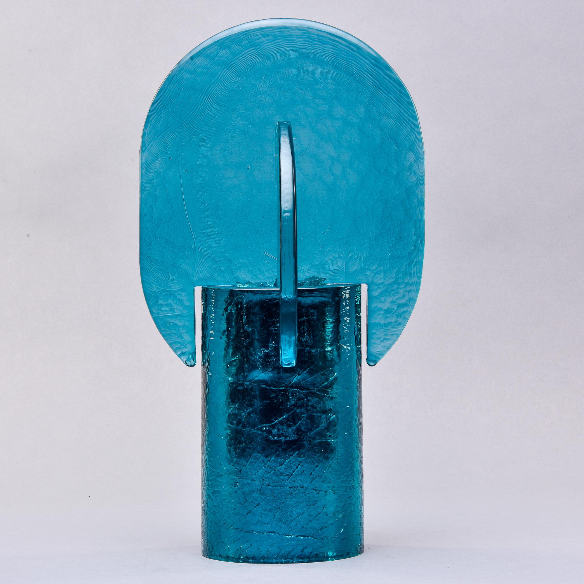 New Murano Glass Blue Sculpture at 1stDibs