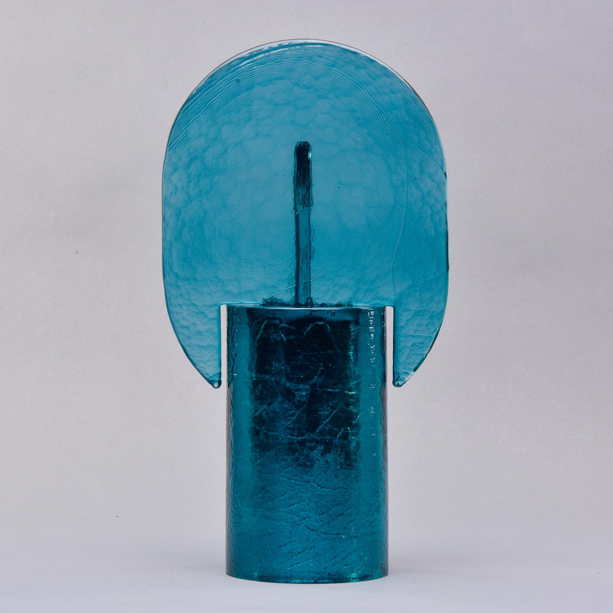 New Murano Glass Blue Sculpture at 1stDibs