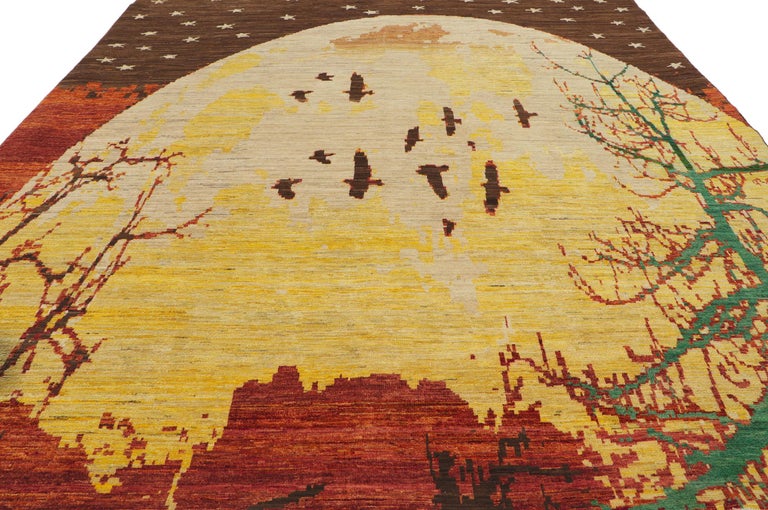 New Nature-Inspired Modern Rug with Biophilic Design For Sale at 1stDibs