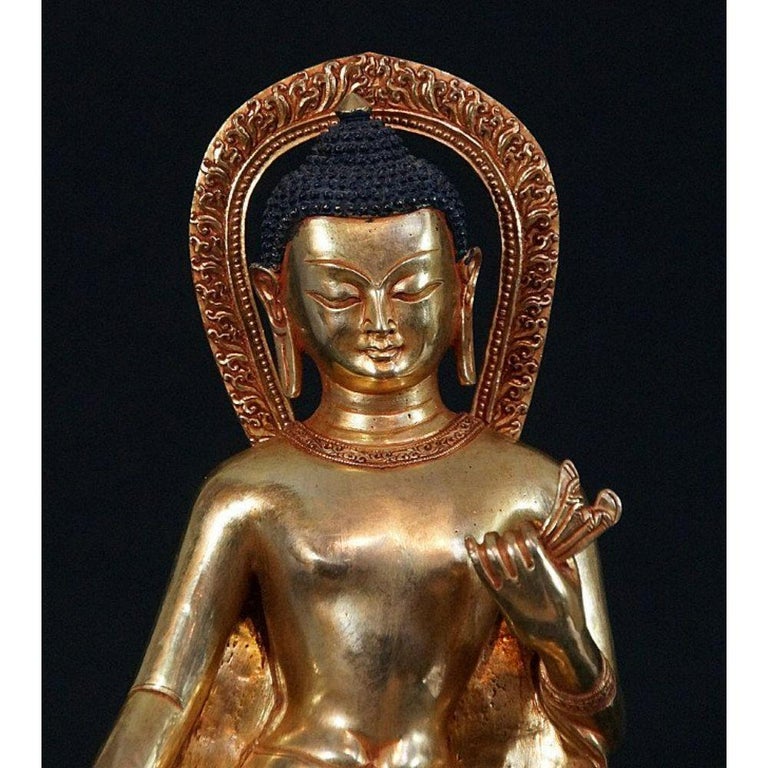 New Nepali Buddha Statue from Nepal For Sale at 1stDibs