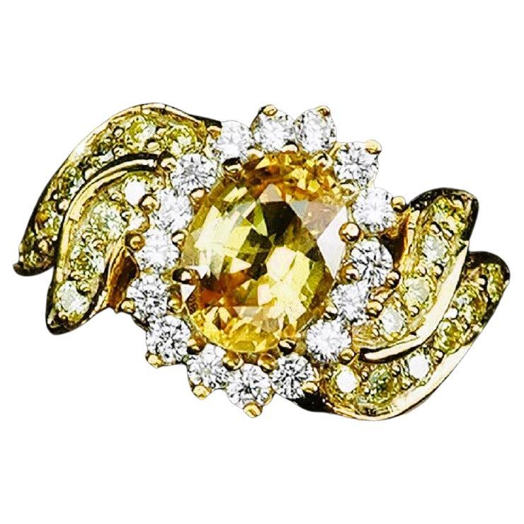 New Nigerian If 6.1Ct Champagne Morganite and Sapphire Rgold Plated ...