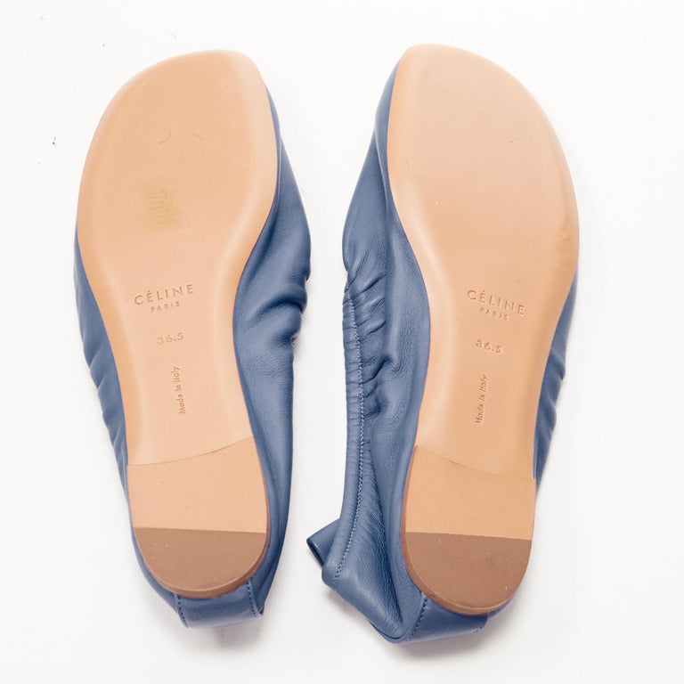 new OLD CELINE Phoebe Philo lilac purple soft leather ballerina flats EU36.5 For Sale at 1stDibs