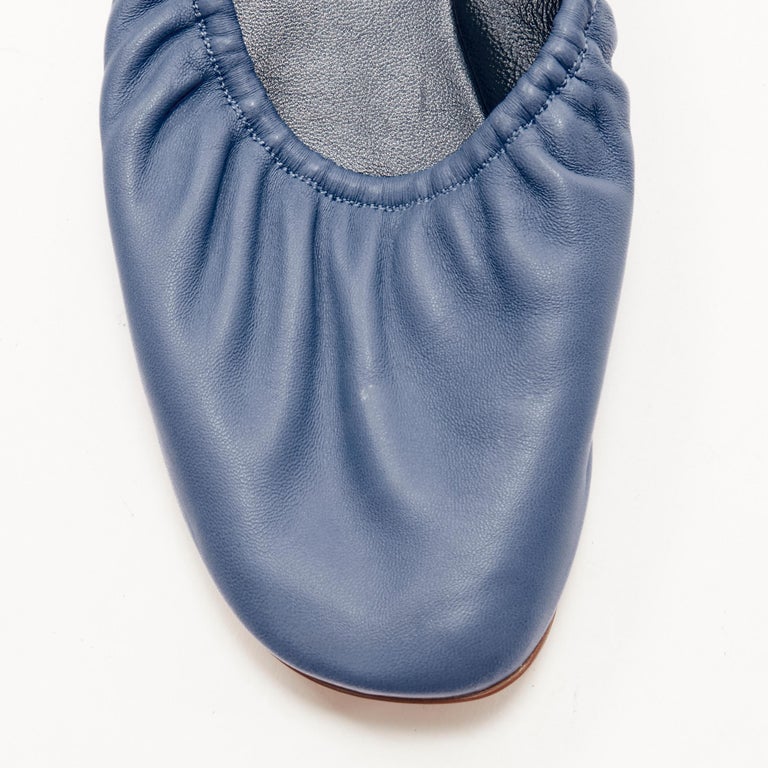 new OLD CELINE Phoebe Philo lilac purple soft leather ballerina flats ...