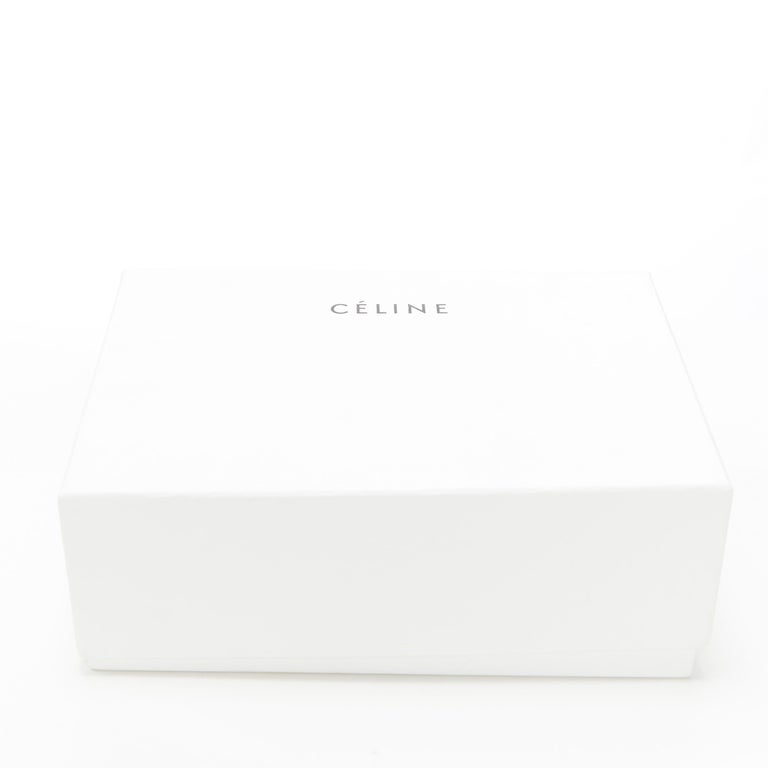 new OLD CELINE PHOEBE PHILO red white leather Twist Boxy slides sandals ...