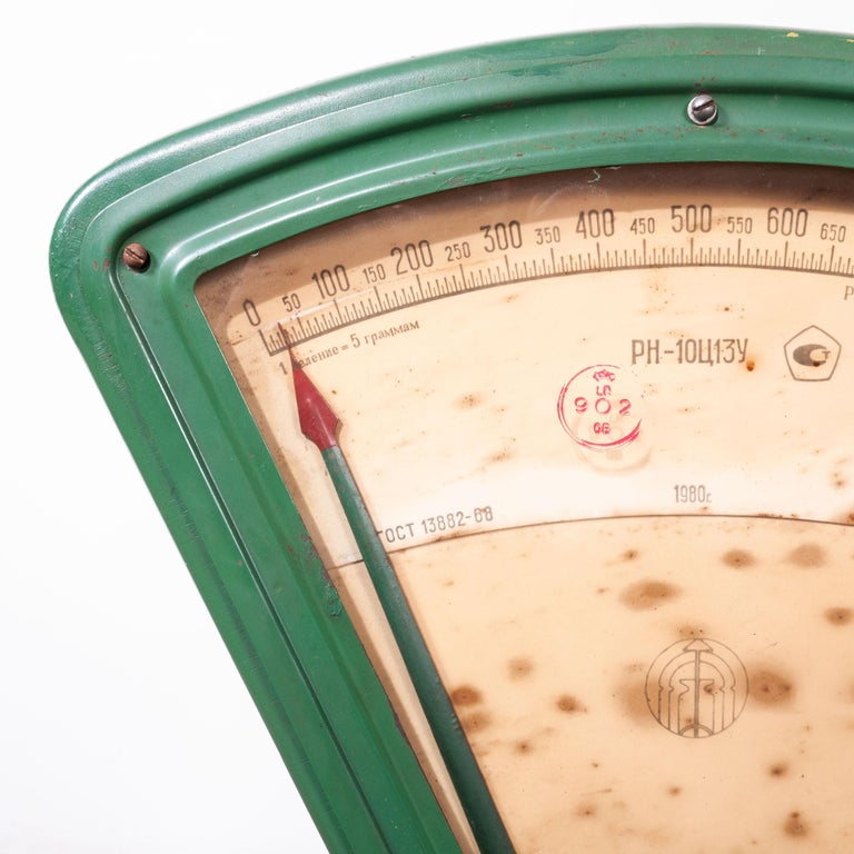 New Old Stock Highly Decorative Soviet 1940s Weighing Platform Scales ...