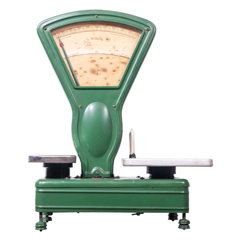 New Old Stock Highly Decorative Soviet 1940s Weighing Platform Scales ...