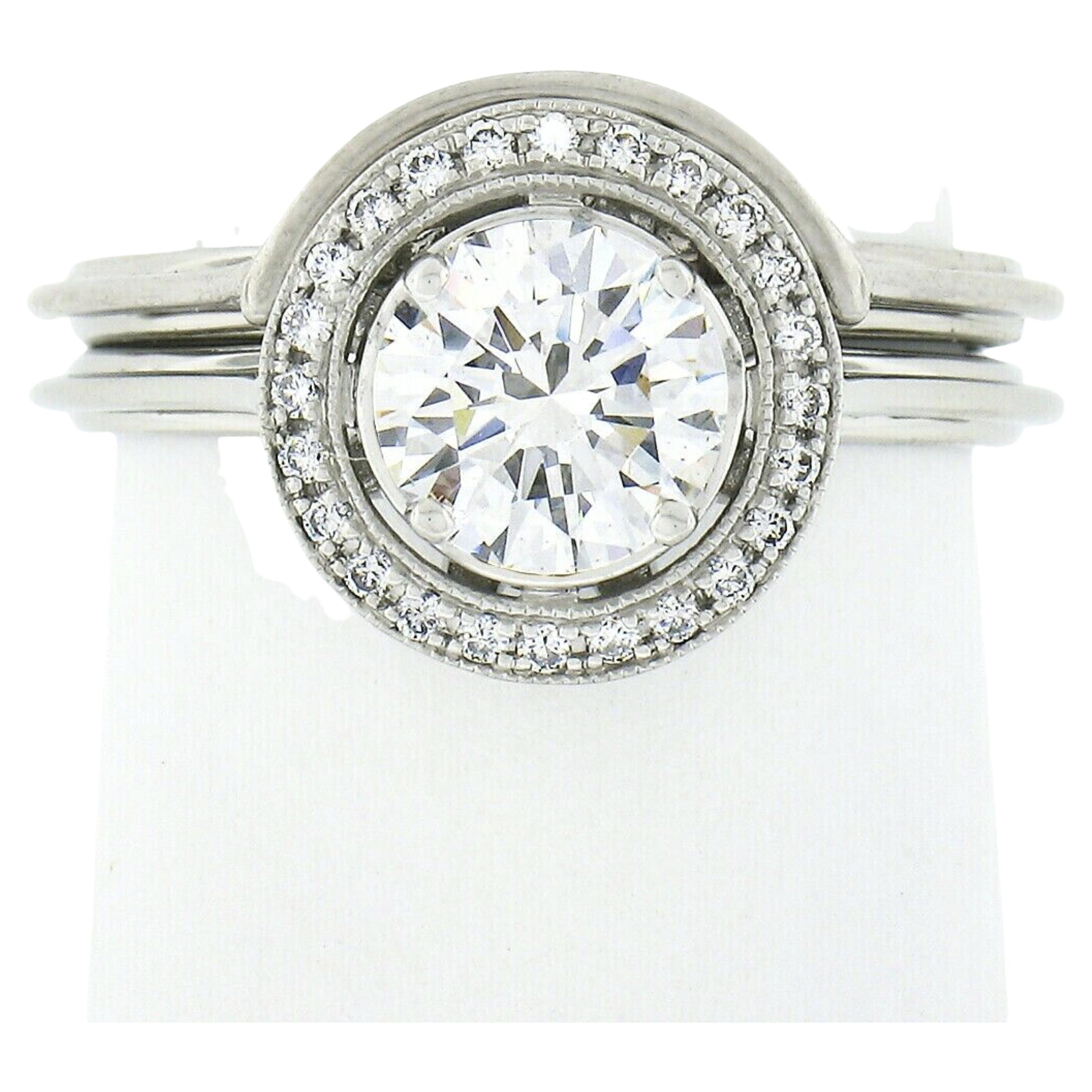 Todd Reed Palladium Black Diamond Engagement Ring For Sale at 1stDibs ...