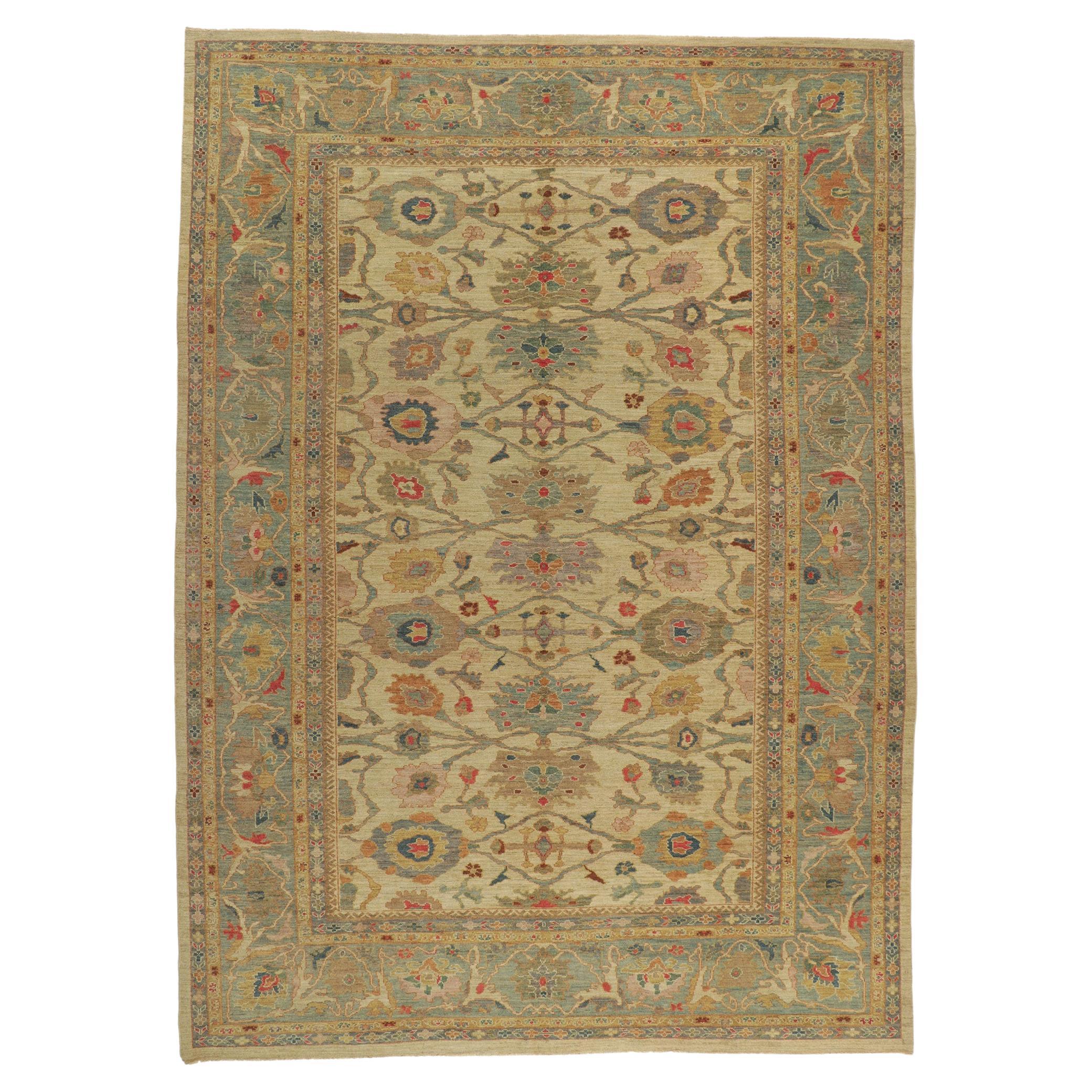 Persian Sultanabad Rug For Sale at 1stDibs