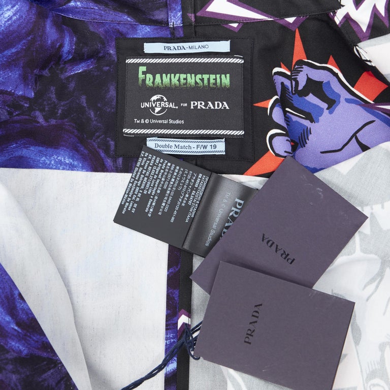 new PRADA 2019 Frankenstein Lightning painted rose Double Match Split ...