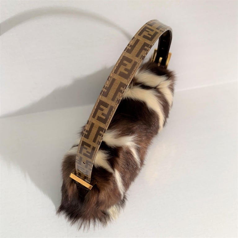 New Rare Fendi Fur Baguette Bag Featured in the 15th Anniversary Book ...